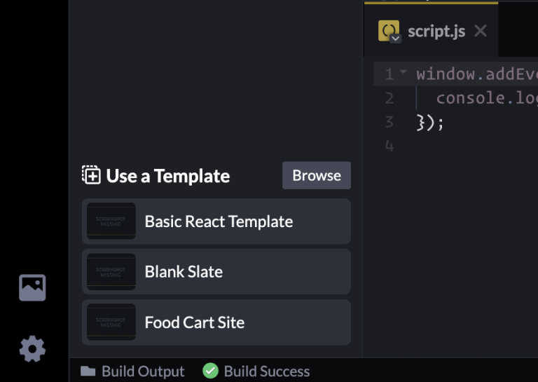 Templates Codepen